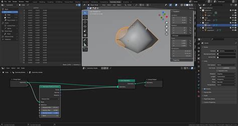 Geometry Nodes Distribute Points On Small Faces Issue Modeling