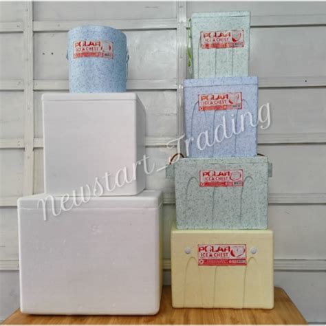 Styrobox Ice Chest Styro Box Picnic Box Ice Box Cooler Sml