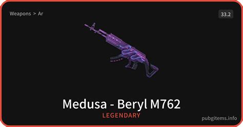 Medusa Beryl M762 Pubg Items