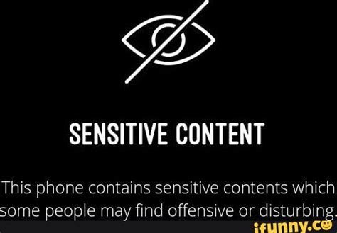 Sd Sensitive Content This Phone Contains Sensitive Contents Which Some
