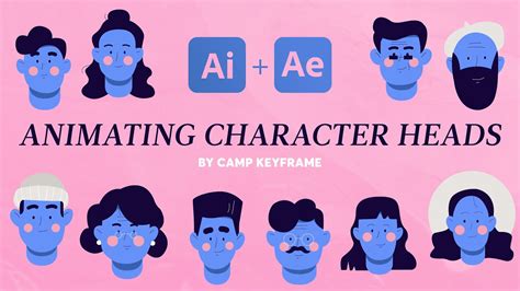 animating character heads after effects tutorial youtube