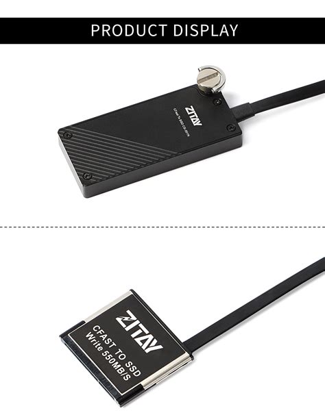 Zitay Cctech Cfast To Ssd Converter Adapter Cfast2 0 Cfast Memory Card To Msata Ssd 1tb Hard