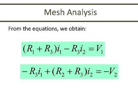 Chapter 3 Methods Of Circuit Analysis Ii Mesh