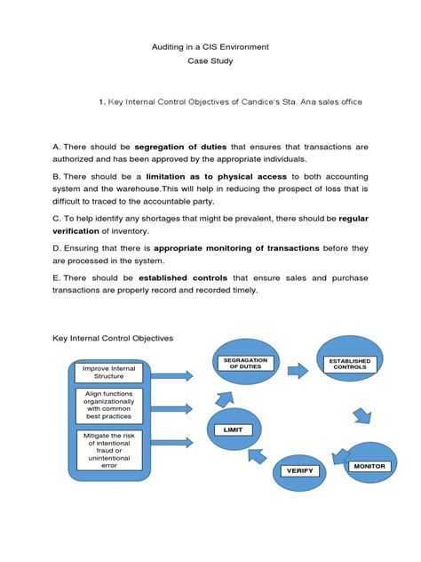 Auditing In A Cis Environment Pdf Internal Control Inventory