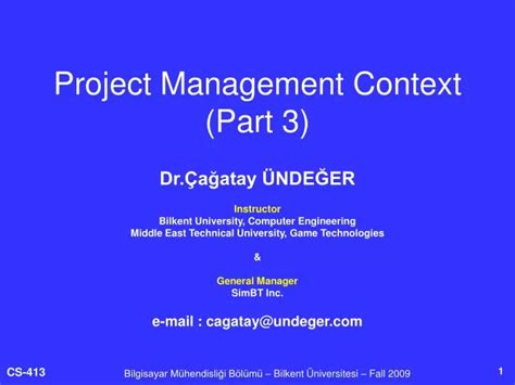 Ppt Project Management Context Part 3 Powerpoint Presentation Free Download Id 5649184