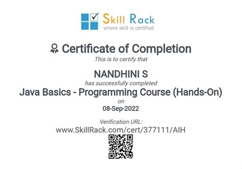 Skillrack Javaprogramming Nandhini Shankara Narayanan