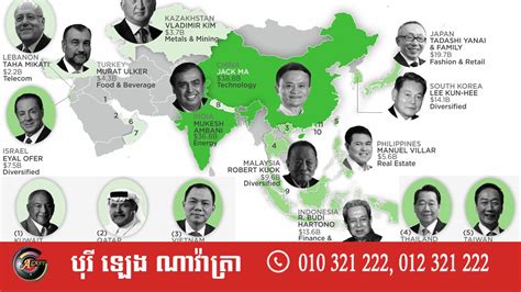 ទ្វីបអាស៊ីធ្លាក់ដល់លេខរៀងទី៣ ជាជម្រកមហាសេដ្ឋីច្រើនរស់នៅច្រើនបំផុត