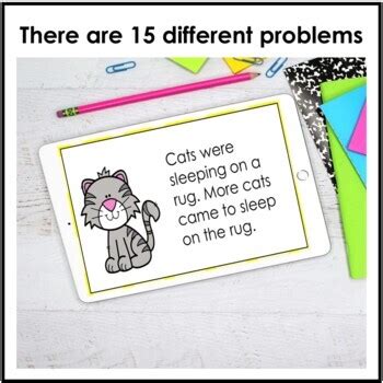 Numberless Word Problems To By One Basic Teacher TPT