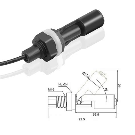 Liquid Water Level Sensor Controller Horizontal Float Switch Mini Flow