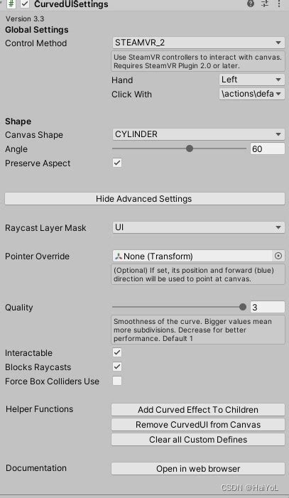 steamvr使用curved ui实现与ui的交互 streamvr里的ui事件用什么插件处理 csdn博客