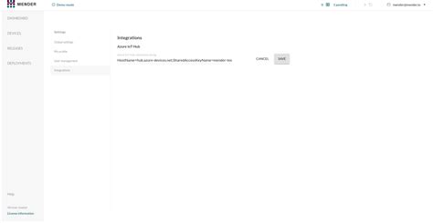 Azure Iot Hub Integration Mender Documentation