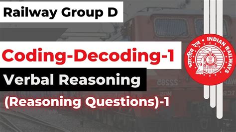 Railway Group D Basics Of Coding Decoding Railway Exam Kannada Tutorials Youtube