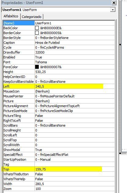 Como Redimensionar Userform VBA Excel Tela Cheia