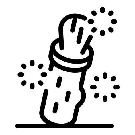 Firecracker Exploding With Sparks Flying Celebrating Festivities And