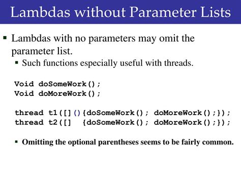 Ppt Lambda Expressions Powerpoint Presentation Free Download Id3978807