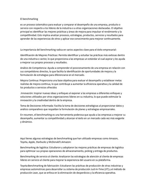 El Benchmarking Y Growth Hacking Descargar Gratis Pdf Benchmarking