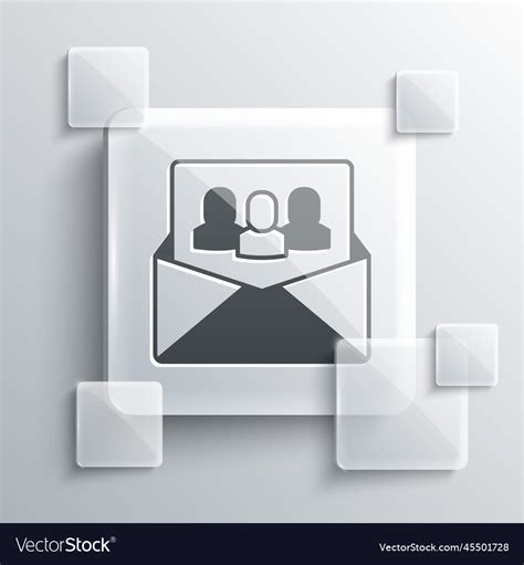 Grey Project Team Base Icon Isolated On Royalty Free Vector