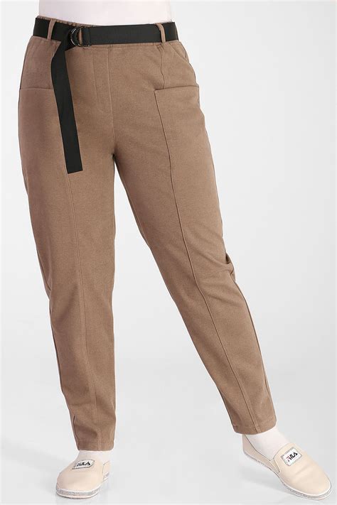 Брюки бежевые женские с поясом оптом и в розницу в интернет-магазине ...
