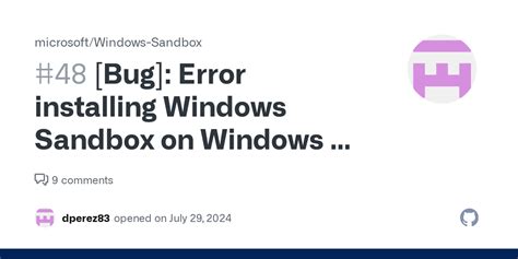 Bug Error Installing Windows Sandbox On Windows 11 0x80070005 Eaccessdenied · Issue 48