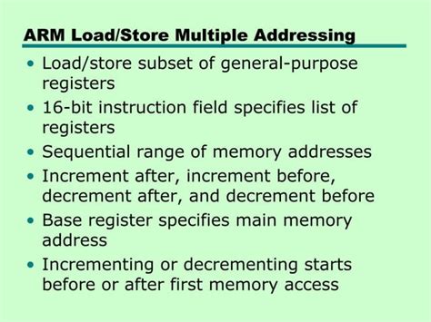 11 Instruction Sets Addressing Modes Ppt