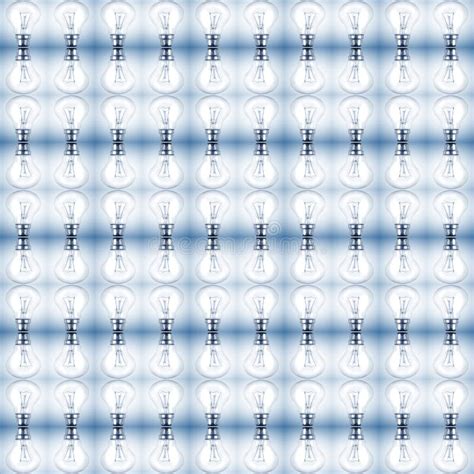 Pattern Of The Lamp Bulbs Stock Illustration Illustration Of Light