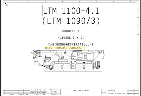 Liebherr Ltm1100 1090 Hubwerk
