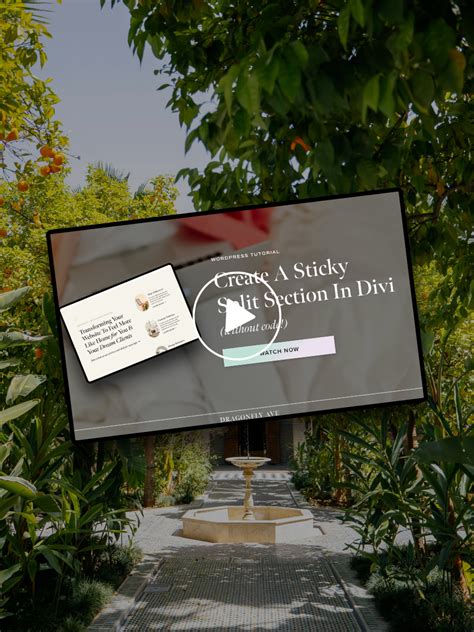 How To Create A Sticky Split Screen On Divi Without Code Dragonfly Ave