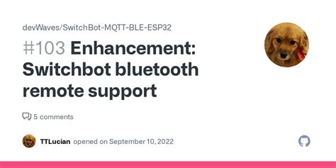 Enhancement Switchbot Bluetooth Remote Support Issue 103 DevWaves