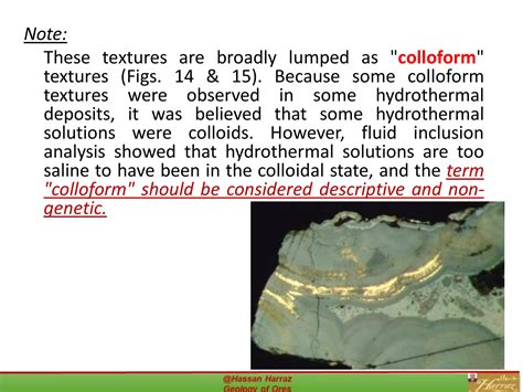 Lecture 10 Textures Of Ore Deposits And Associated Features Pdf