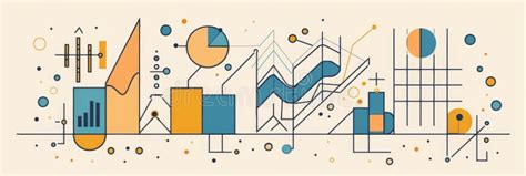 Abstract Data Visualization Abstract Data Visualization With Geometric