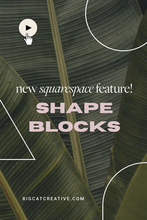 How To Use Squarespaces New Shape Block Fluid Engine Update — Big