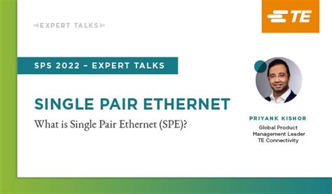 Discover The Potential Of Single Pair Ethernet Te Connectivity