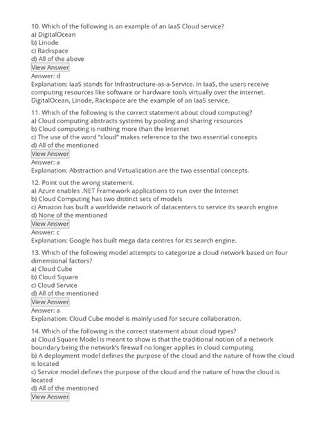 Cloud Computing Quiz 3 Pdf