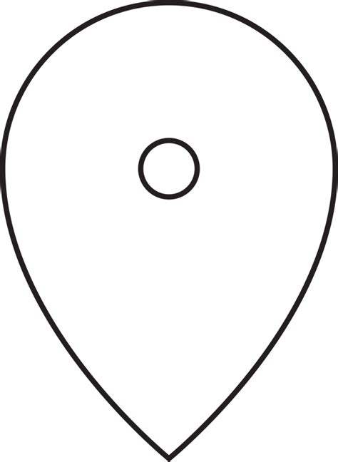 Kaart Plaats Pin Icoon 22187534 Png