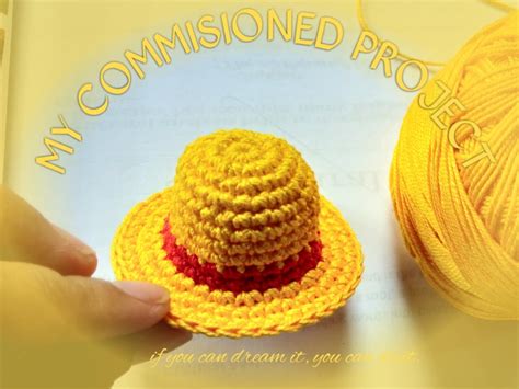 Crochet Keychain Monkey D Luffy Straw Hat — Hive