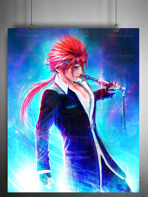 Reno Final Fantasy Vii Remake Limited Edition Fine Art Print Etsy
