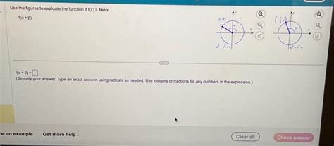 Solved Use The Figures To Evaluate The Function If Chegg