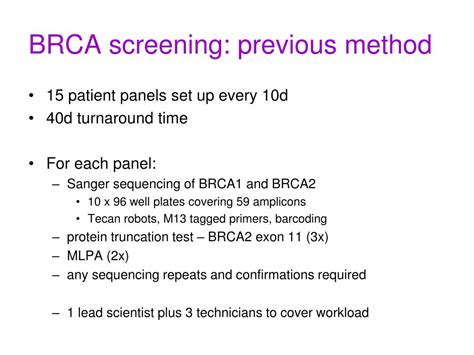Ppt Next Generation Sequencing For Breast Cancer Powerpoint
