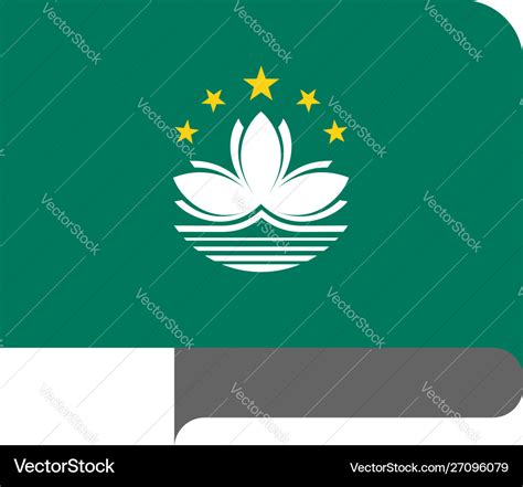 Flag Horizontal Shape Pointer For World Map Vector Image
