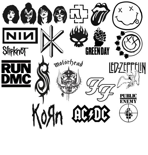 Vinyl Decal Heavy Metalpunk Band Logos Etsy