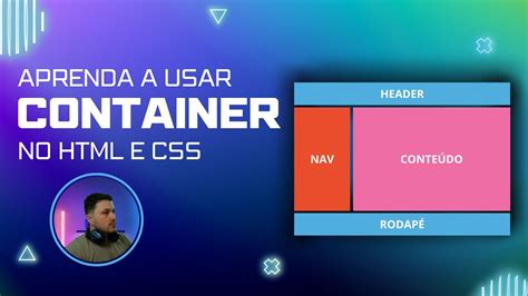 Entendendo De Uma Vez Por Todas O Container No Html E Css Youtube