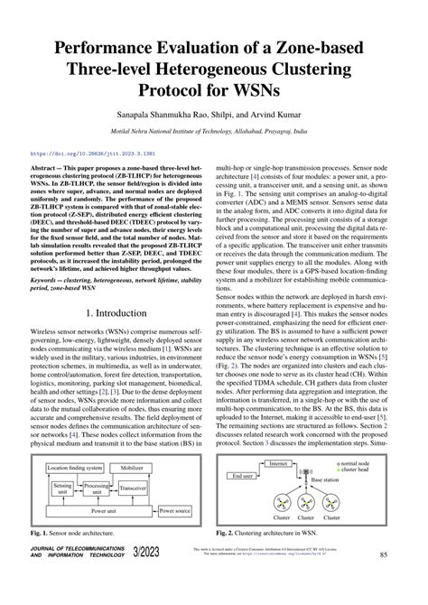 Pdf Performance Evaluation Of A Zone Based Three Level Heterogeneous