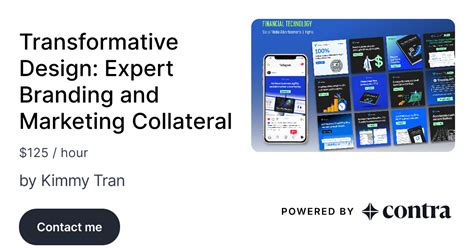 Transformative Design Expert Branding And Marketing Collateral By