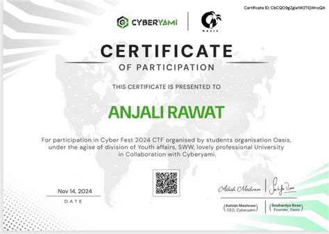 Cyberfest2024 Ctf Cybersecurity Cyberyami Learningbydoing Anjali