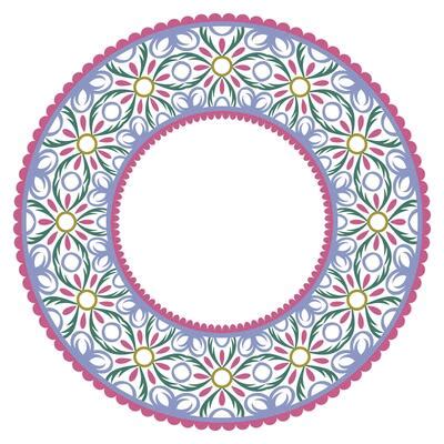 Floral Round Border Vector Art Icons And Graphics For Free Download