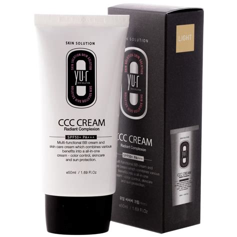 Купить Yu R Корректирующий Ccc крем для лица Cream Spf 50 Light 50 мл в интернет магазине