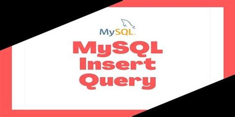 Mysql Insert Query Important Steps