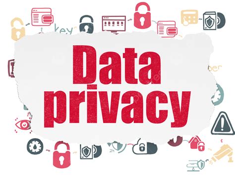 Data Privacy Protection Torn Paper Background Concept Isolated Texture Hack Security Png