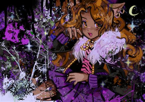 Gleamyguts Clawdeen Wolf Monster High Monster High G1 Highres 1girl 2000s Style