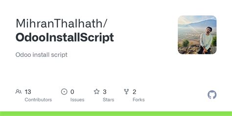 Github Mihranthalhathodooinstallscript Odoo Install Script